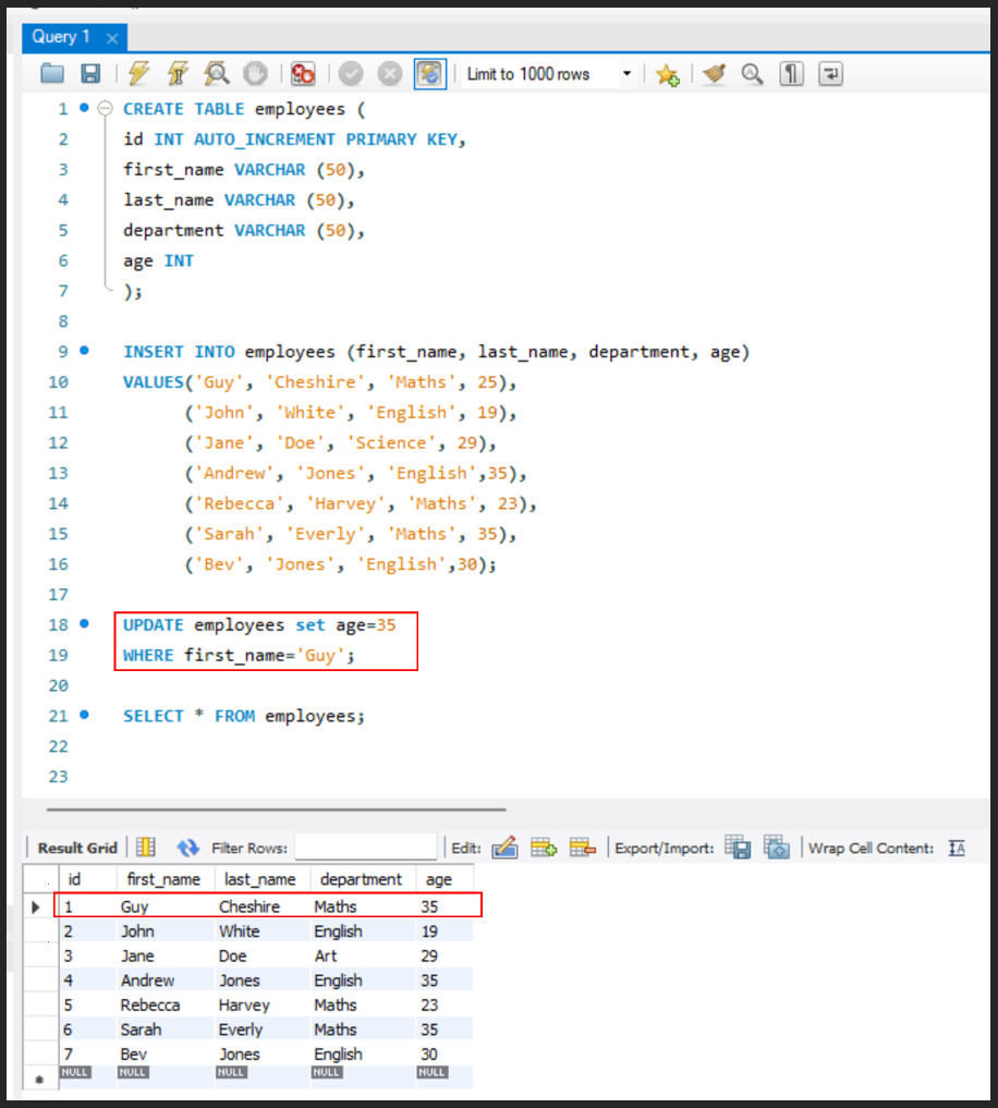 Sql Sandbox 05 Crud Basics Md At Main · Nwcoder21 Sql Sandbox · Github