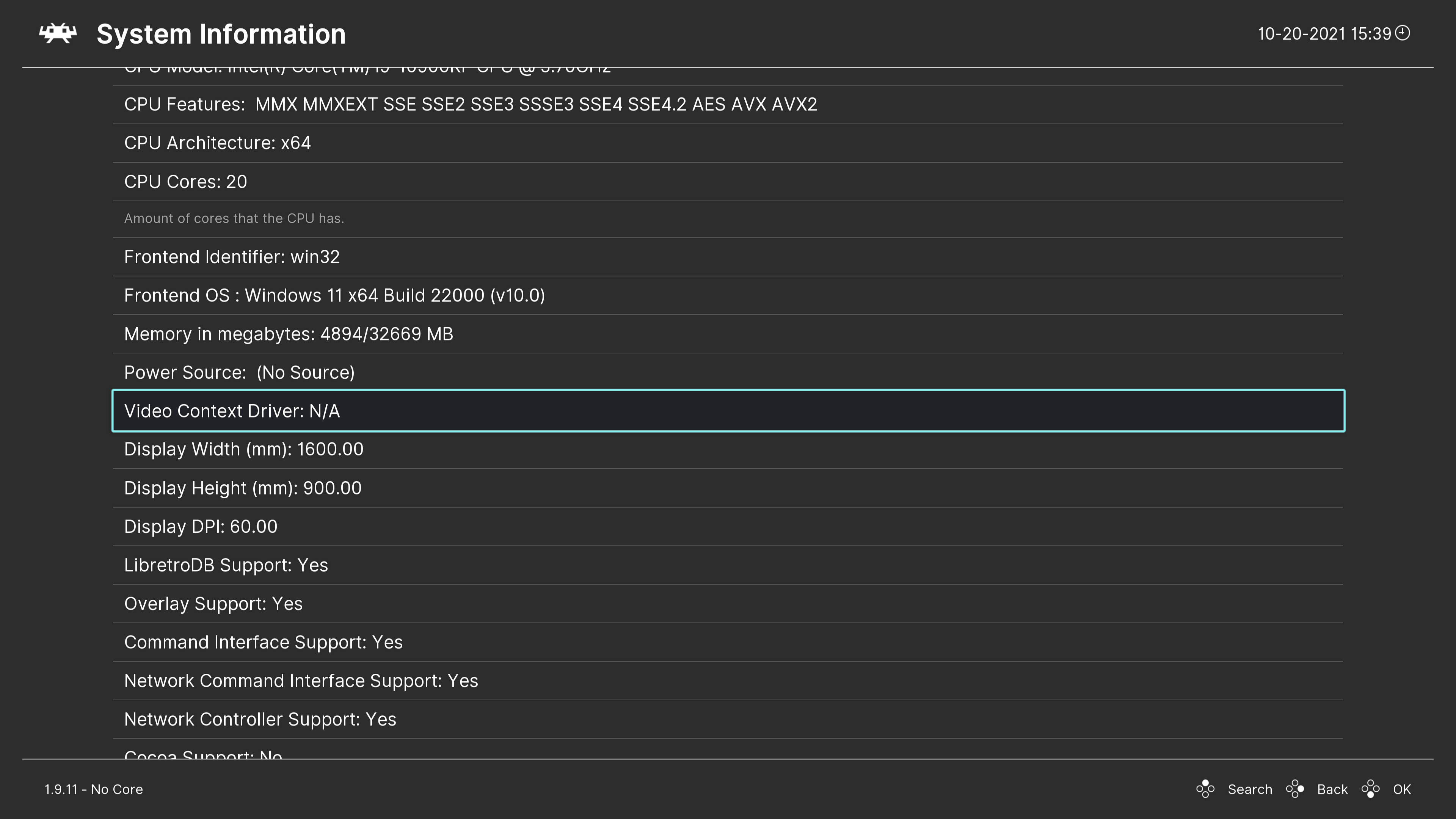 System Information not correctly detecting Windows 11 · Issue #13110 · libretro/RetroArch · GitHub