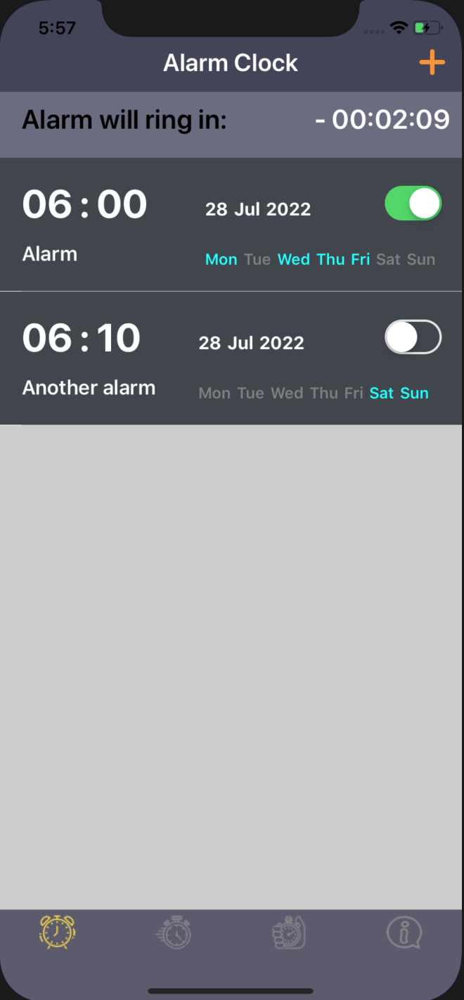 GitHub - BaxodirYuldashev/AlarmClock: AlarmClock with Timer and Stopwatch