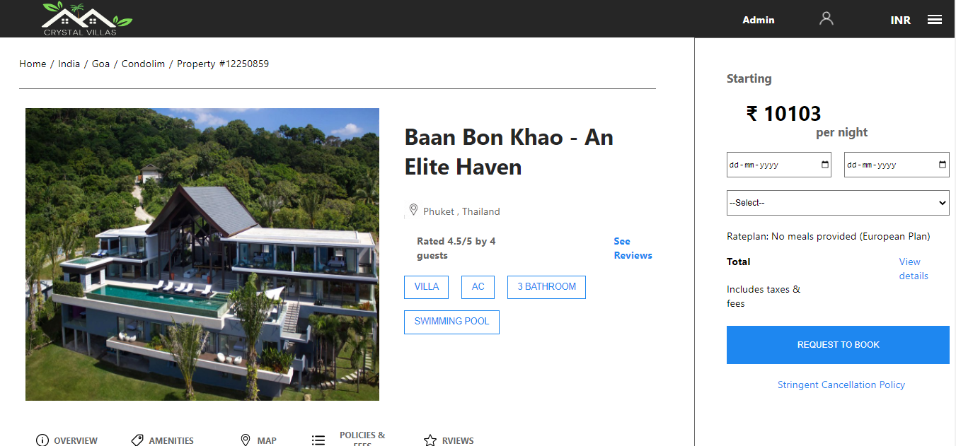 GitHub - Shalini1908/Trip-Villas-Holiday-Home-Rental-website: Crystal Villas is a clone of ...