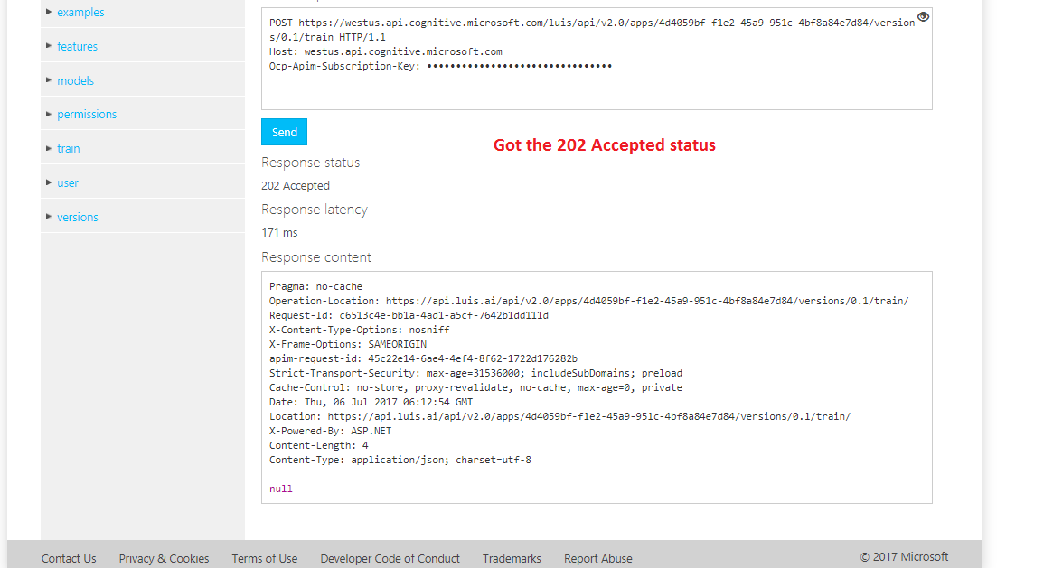 [luis] Programmatic Api · Issue 3083 · Microsoft Botframework Sdk · Github