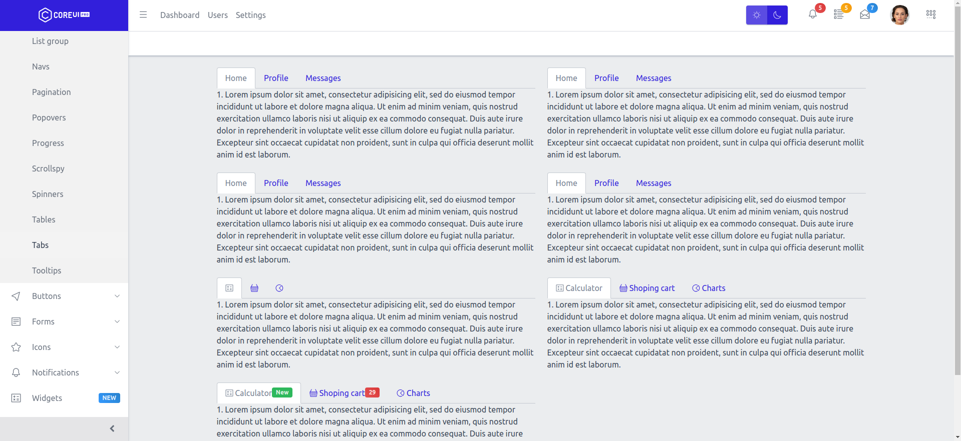 Tab-content class seems to miss some definition · Issue #316 · coreui/coreui · GitHub