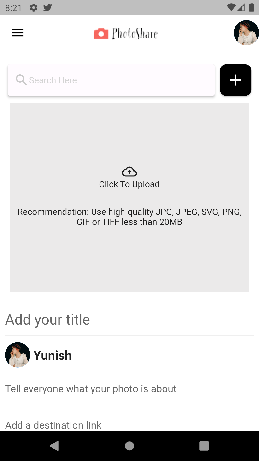 GitHub - pandityunish/photoshare-app-using-nodejs