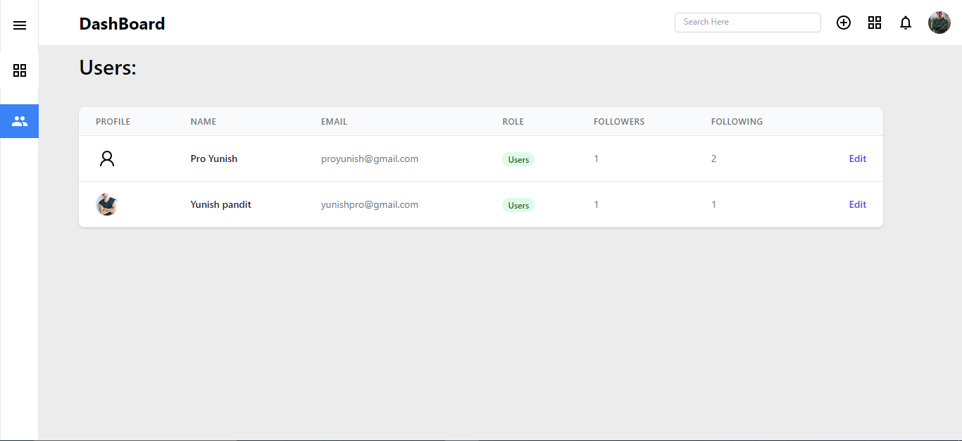 Github Pandityunishinstagramclone Using Nodejs And Dashboard By React Js