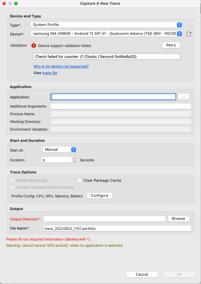 Samsung Galaxy S21 validation fails · Issue #1181 · google/agi · GitHub