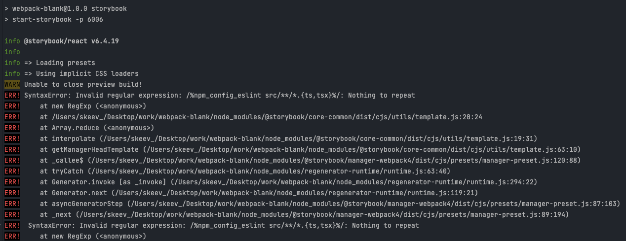 Fix Invalid Regexp Error Added String Escaping In Interpolate Function
