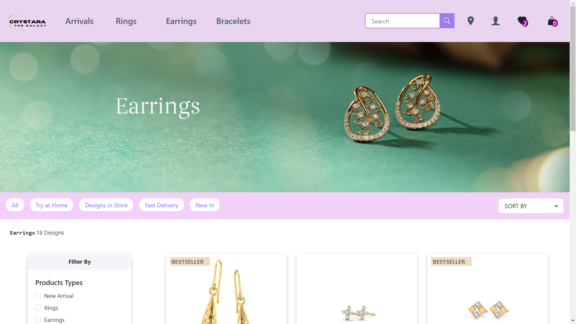 GitHub - Neerav-Khatri/Crystara: Crystara: Your exquisite online jewelry destination. Discover ...