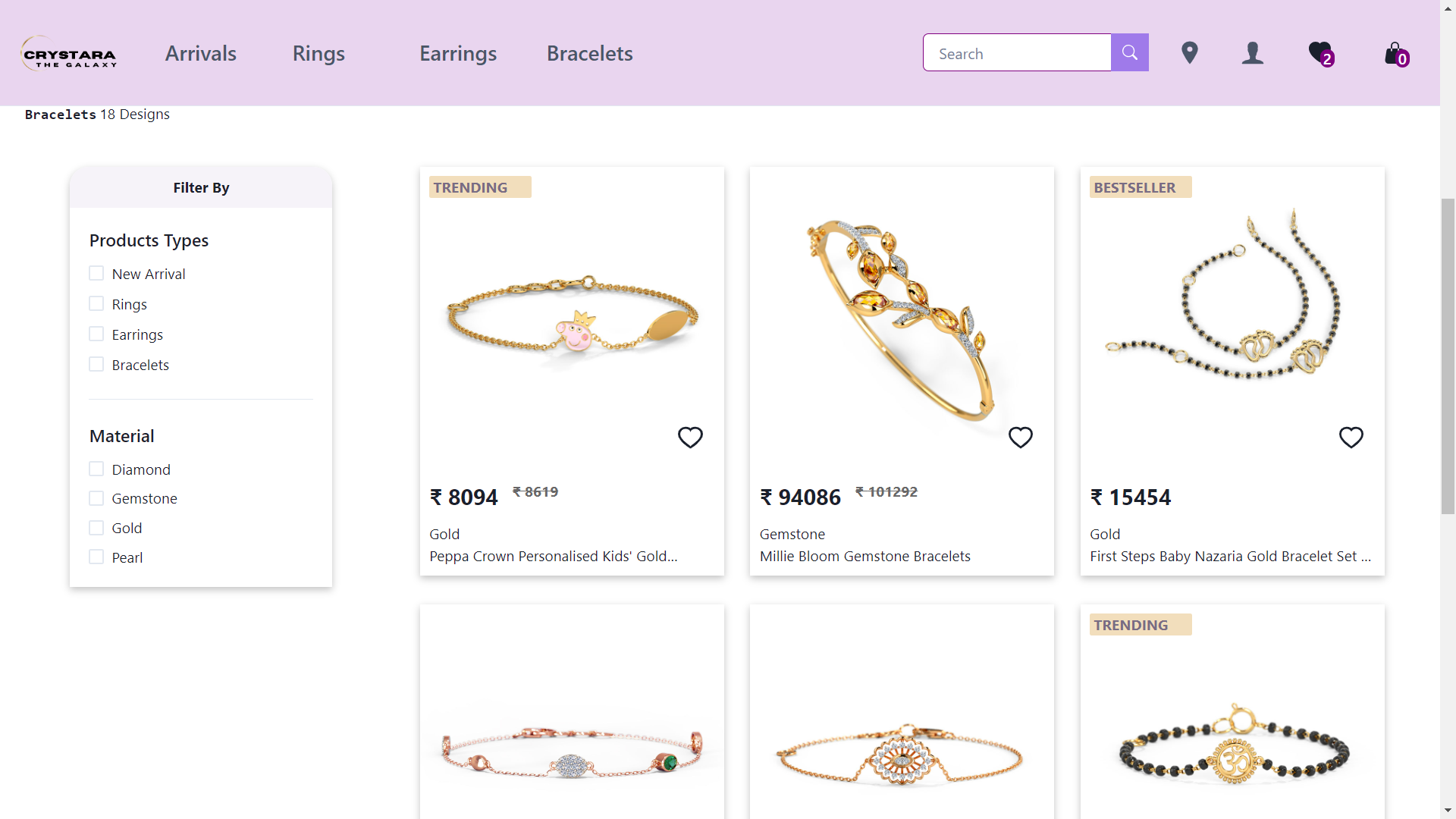GitHub - Neerav-Khatri/Crystara: Crystara: Your exquisite online jewelry destination. Discover ...