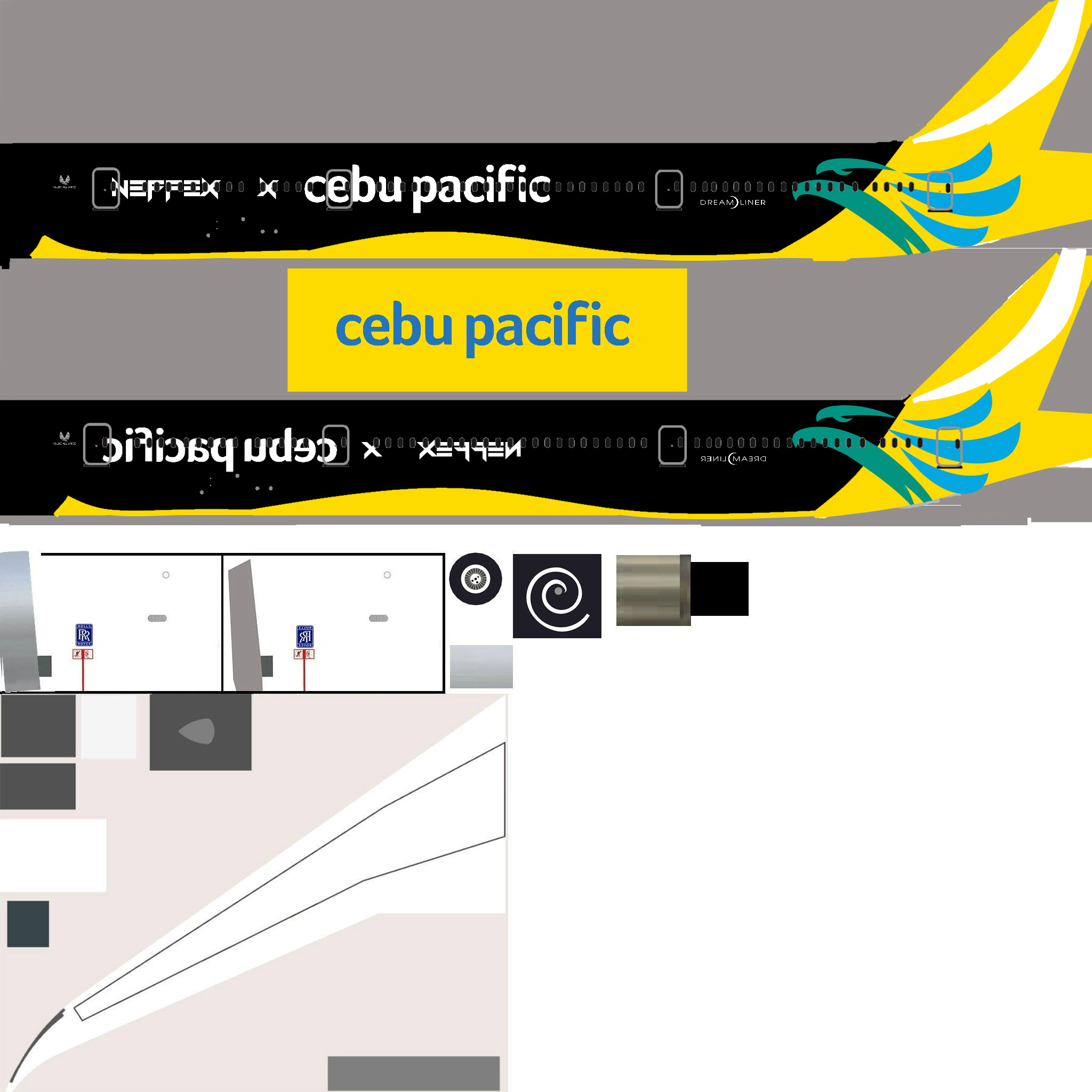REQUEST: Cebu Pacific B787-9 NEFFEX & Cebu Pacific Collaboration · Issue #184 · kolos26/GEOFS ...