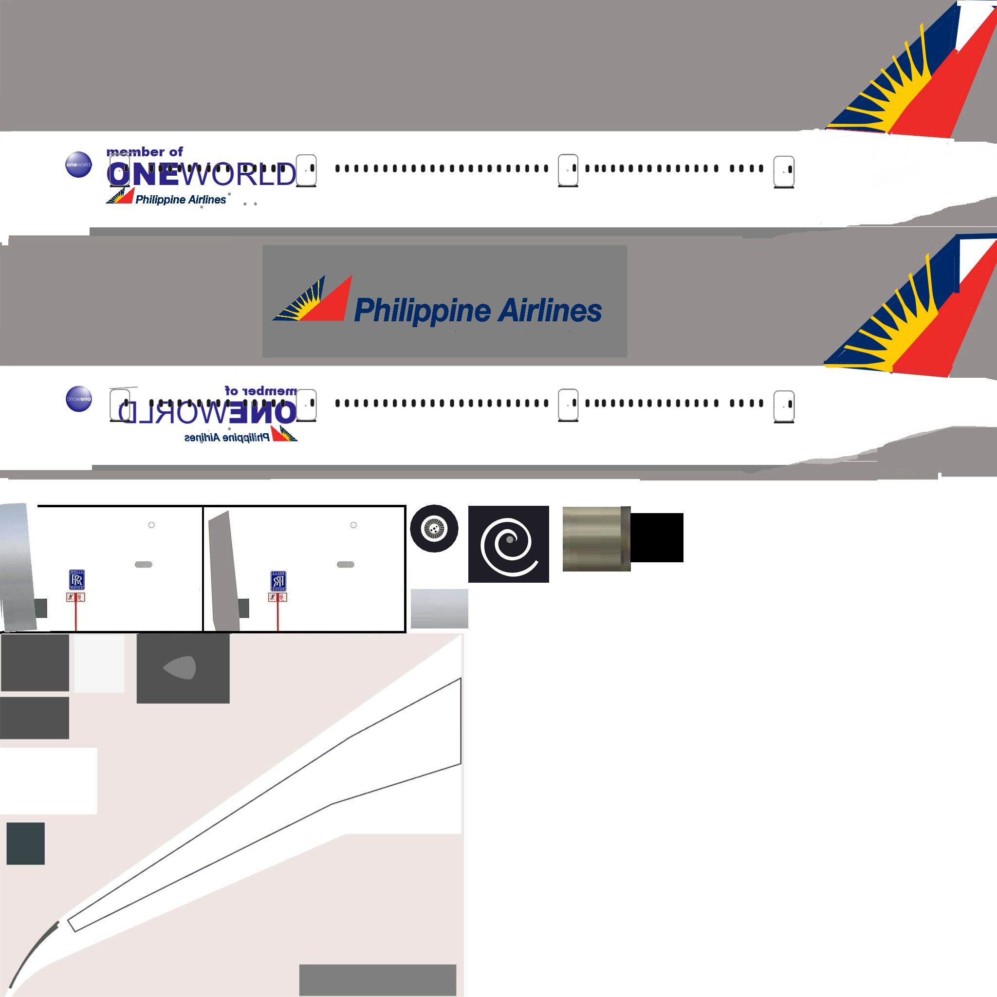 LIVERY REQUEST: Philippine Airlines B787-9 Oneworld Star Alliance & Sky ...
