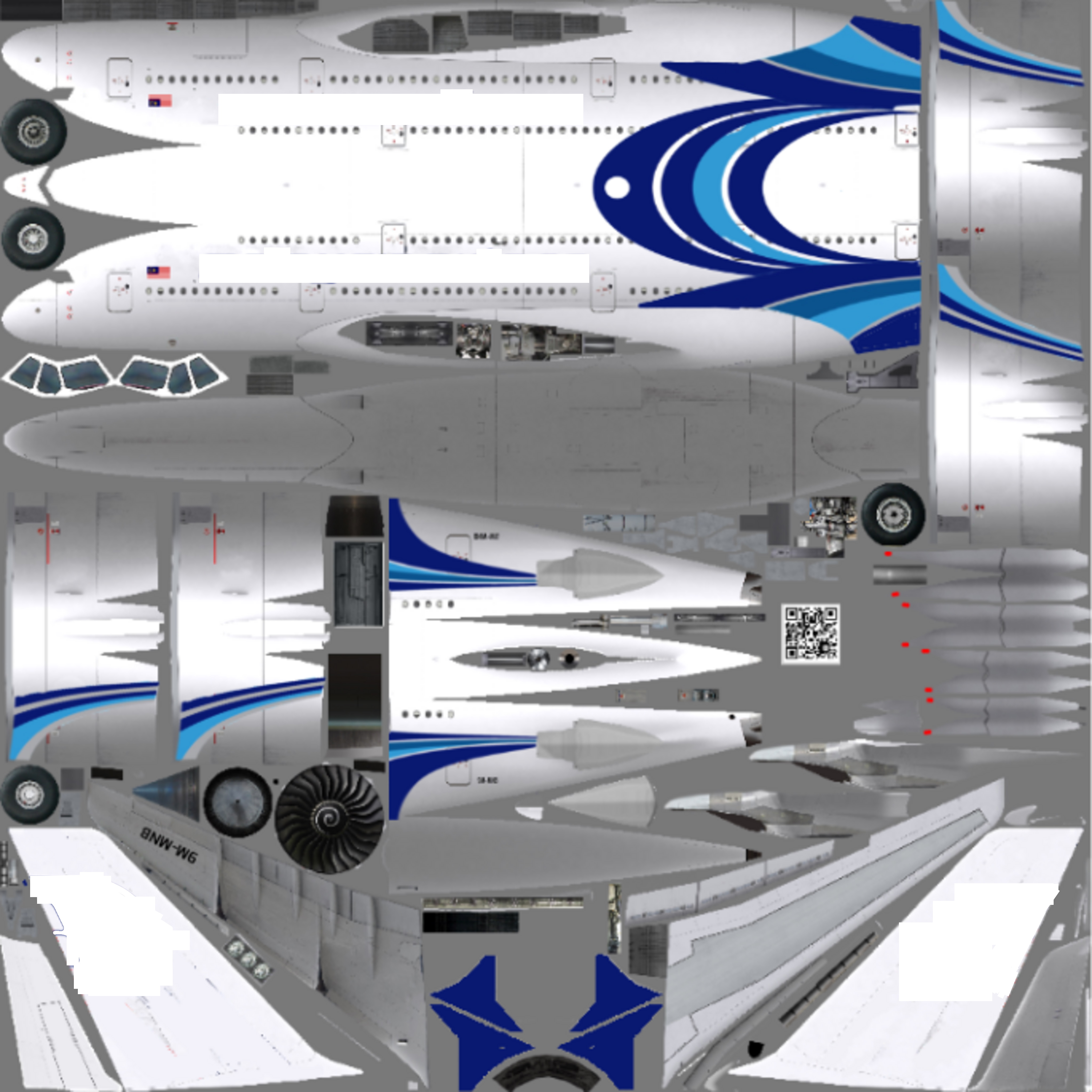 Request: Malaysia Airlines A380-800 (Retirement Livery) · Issue #319 · kolos26/GEOFS ...