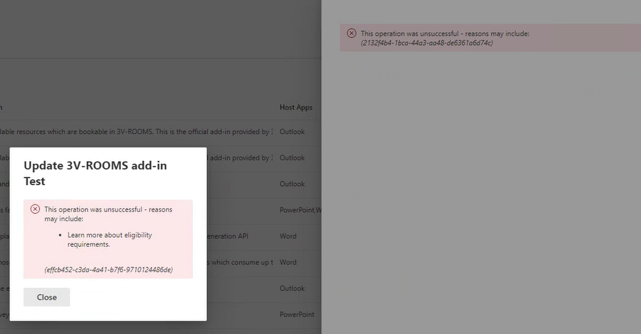 Error in Admin Portal -> "Update Manifest via URL" · Issue #2278 · OfficeDev/office-js · GitHub