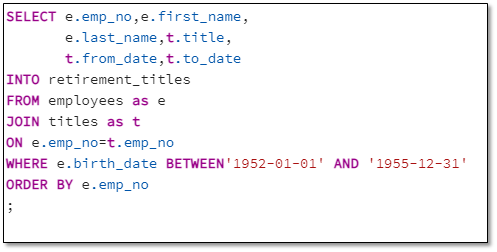 GitHub - sirjanashrestha/Pewlett_Hackard_Analysis: Employee database analysis with SQL