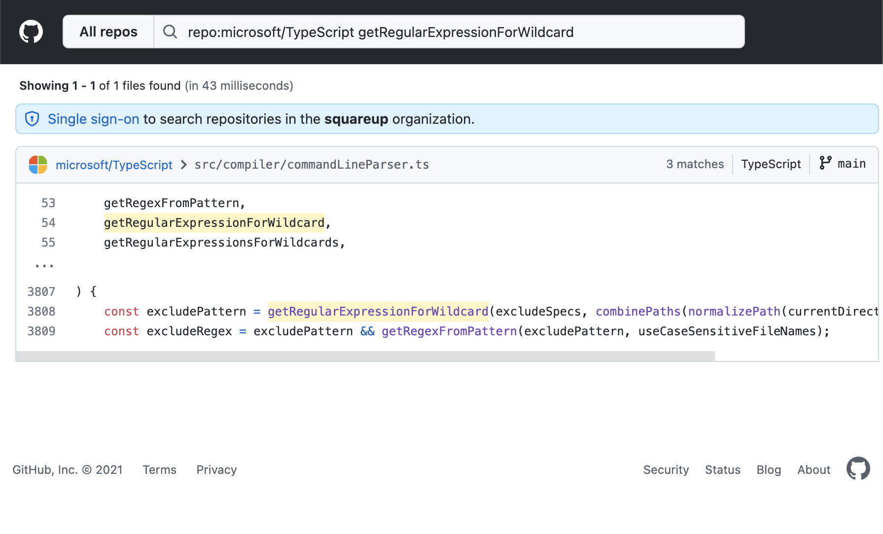 Search by function name unable to find definition in TypeScript codebase · community ...