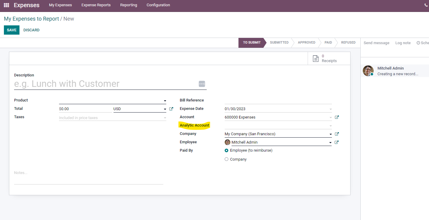 Problem with Analytic Default Rules - does not work in Expenses module · Issue #111403 · odoo ...