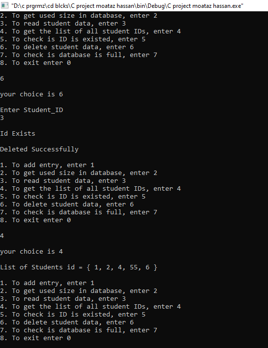 GitHub - Moataz444/Amit-C-Project-SDb-using-array