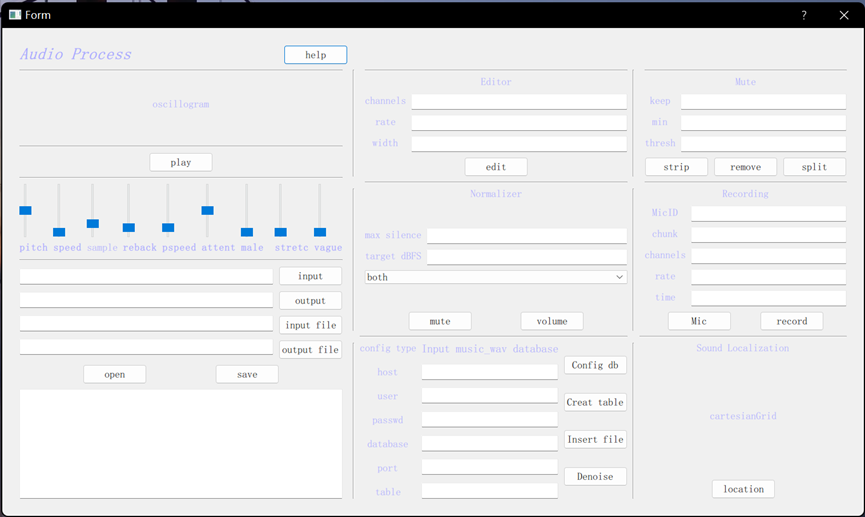 GitHub - CoreyNoDream/Audio-Process-System: The system has options of ...