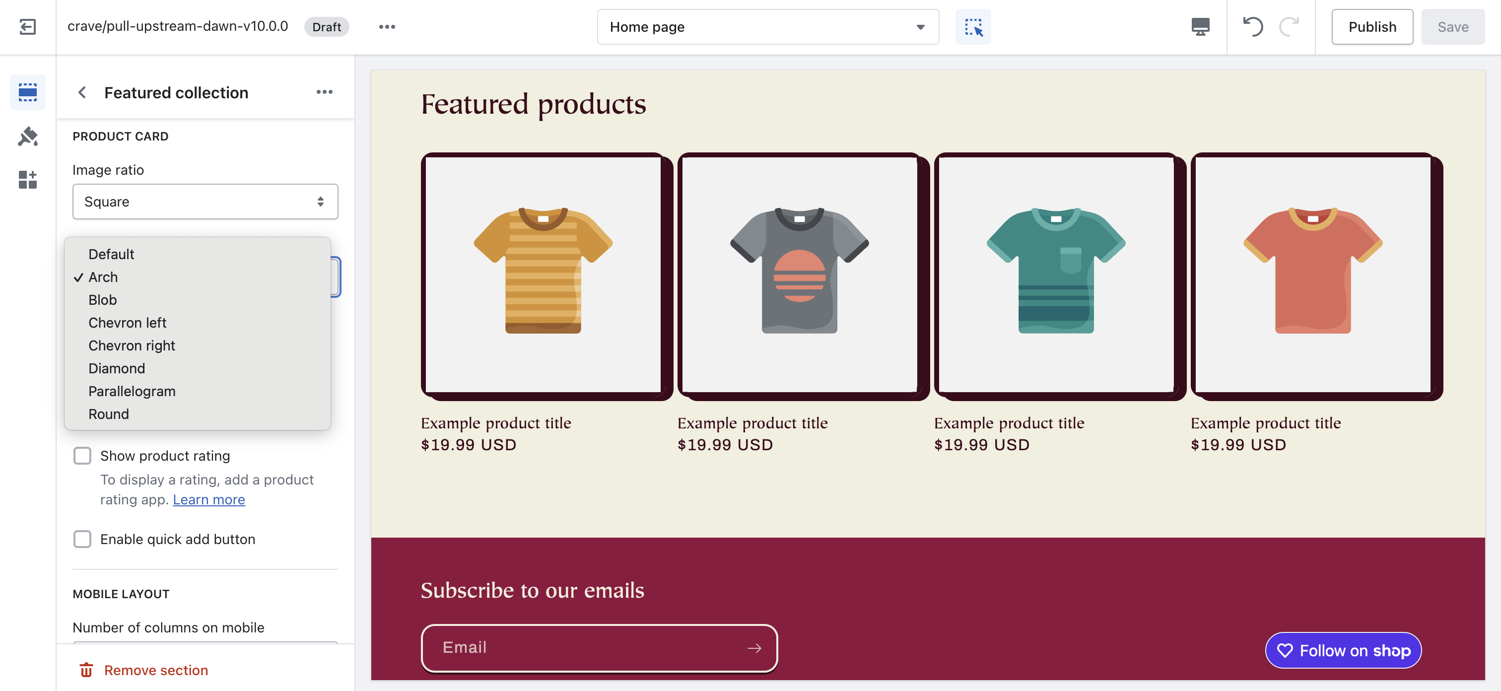 Product Image Shapes not applying to placeholder images · Issue #2687 · Shopify/dawn · GitHub