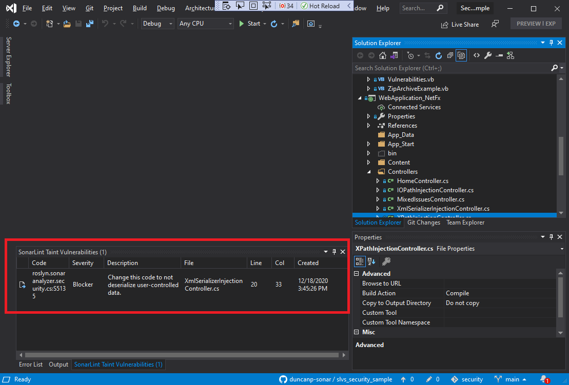 Taint filtering does not update when the last document is closed · Issue #2090 · SonarSource ...