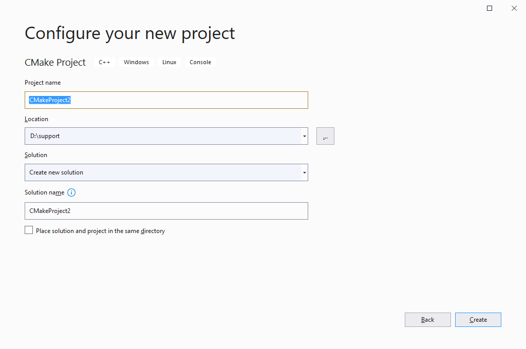 Analysis is not performed for a newly-created CMake project in VS2019 · Issue #2656 ...