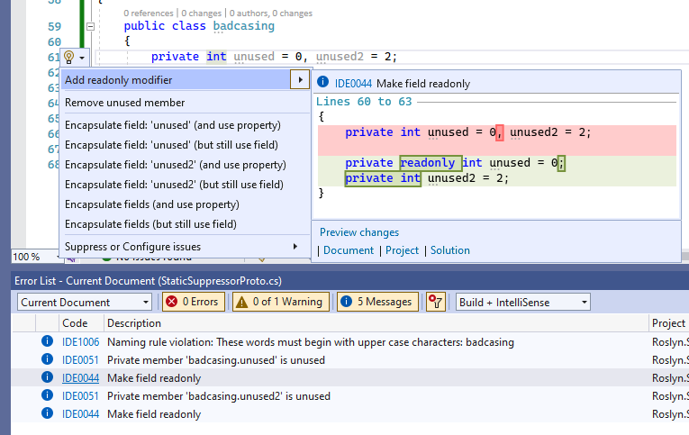 Quick fixes for the whole line are always shown · Issue #2878 · SonarSource/sonarlint ...