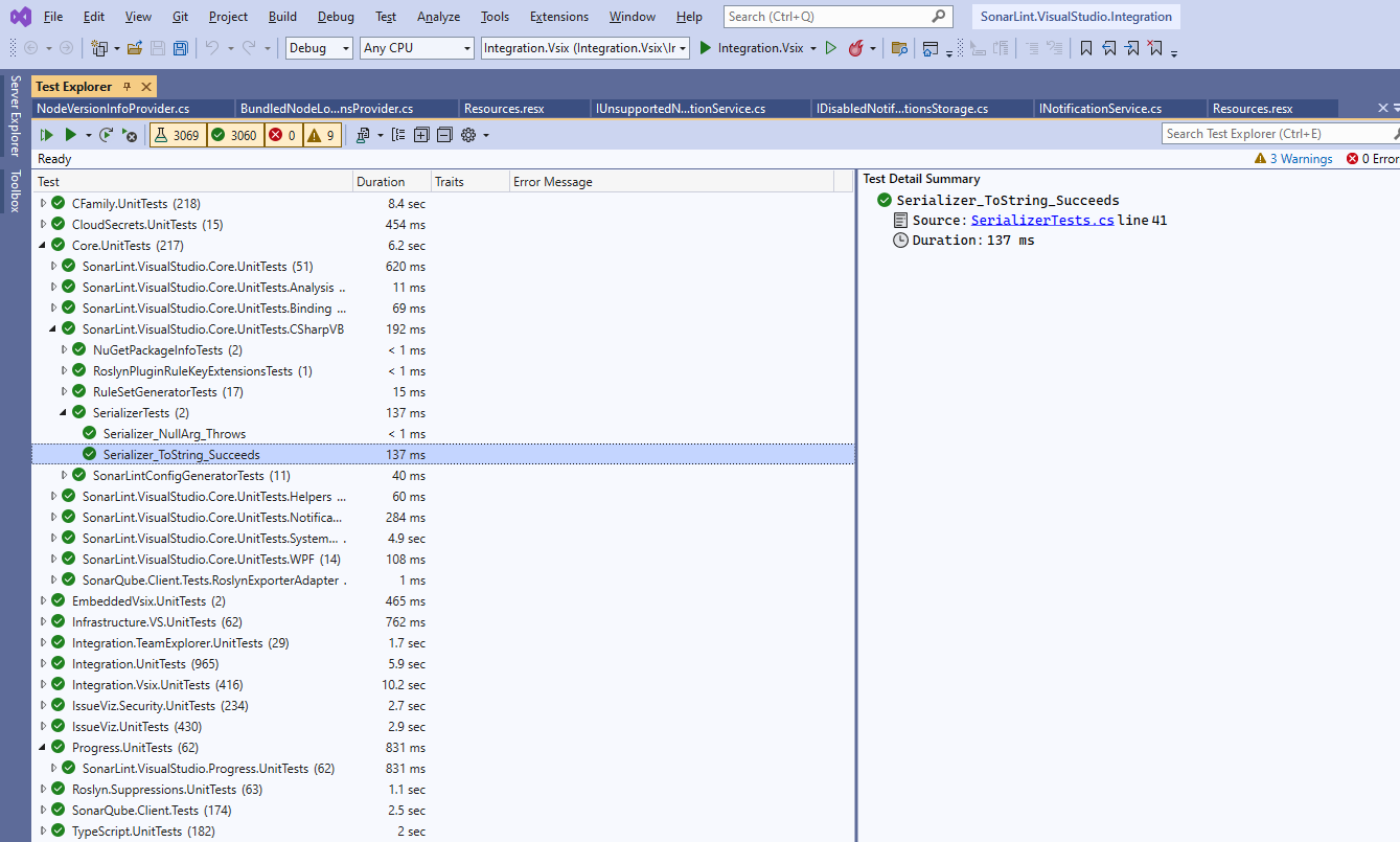 [Infra] Unit tests don't all pass locally in VS2022 · Issue #3183 ...