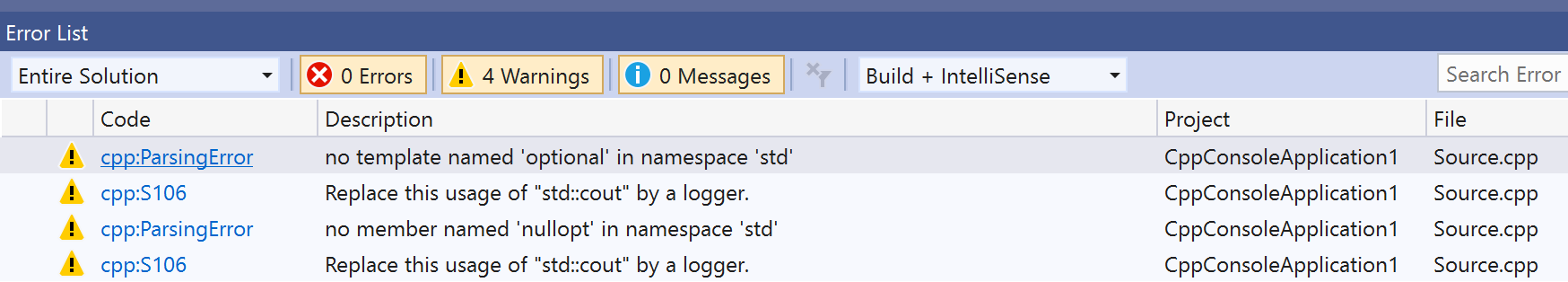 CFamily: enable reporting parsing errors as issues · Issue #1109 · SonarSource/sonarlint ...