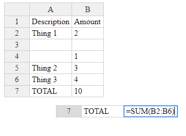 After inserting a row, an auto-updated formula displays incorrect value ...