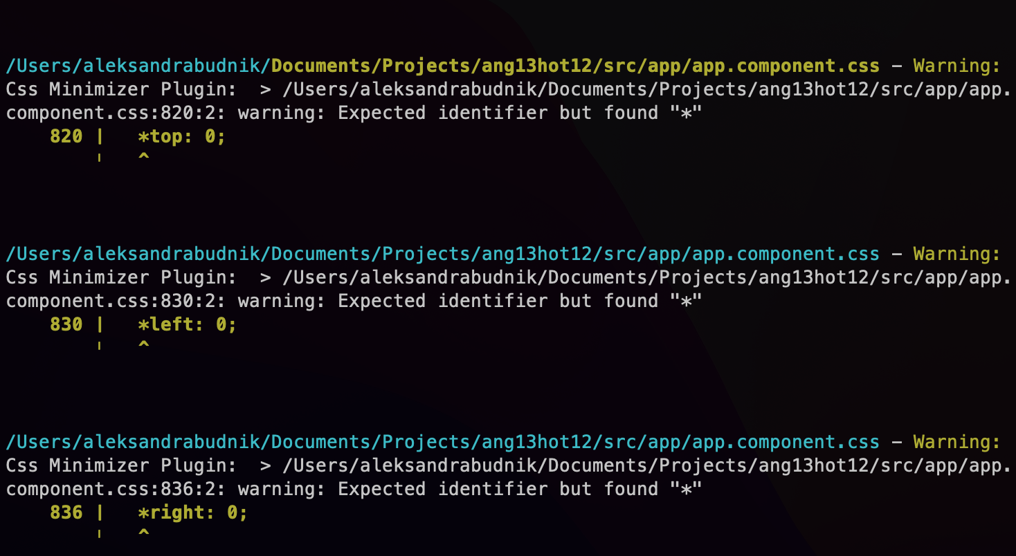 [Warning] pikaday.css contains IE7 css hacks (which causes errors using the Parcel bundler ...