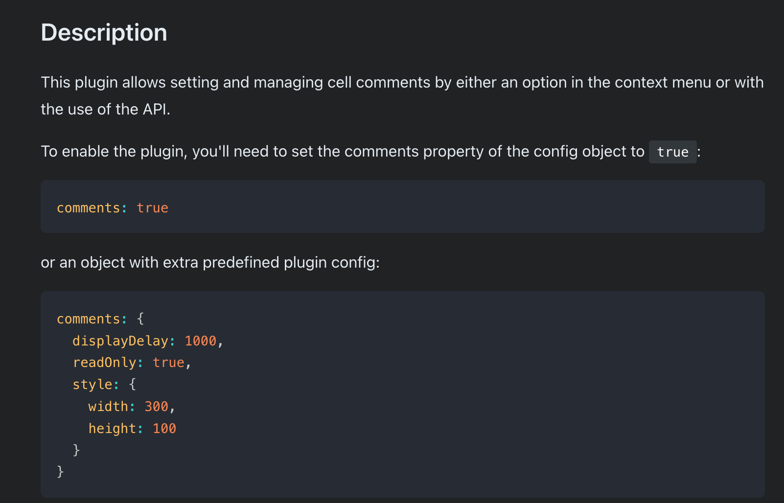 New docs: Content needs update on page Comments · Issue #8416 · handsontable/handsontable · GitHub