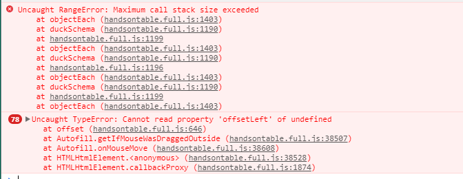 BUG: Stackoverflow if data has cycles, even if dataSchema provided · Issue #4499 · handsontable ...