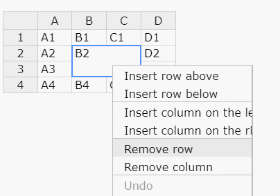 Improper selection after insert column/row when mergeCells is enabled. · Issue #4897 ...