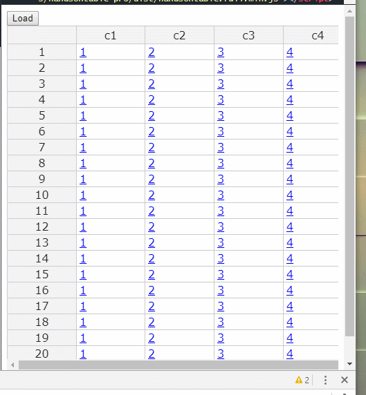 Only append part of data to table with virtual rendering mechanism ...