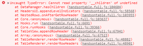 [7.1.0] Error when we move MULTIPLE rows in a nestedRows table · Issue #6066 · handsontable ...