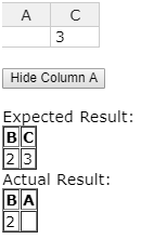 The HiddenColumns plugin inconsistently interprets column indices · Issue #5909 · handsontable ...