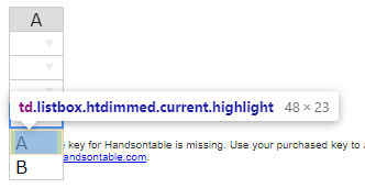 [8.0.0-rc1] Cells in Handsontable Editor no longer contain 'listbox' class. · Issue #6322 ...