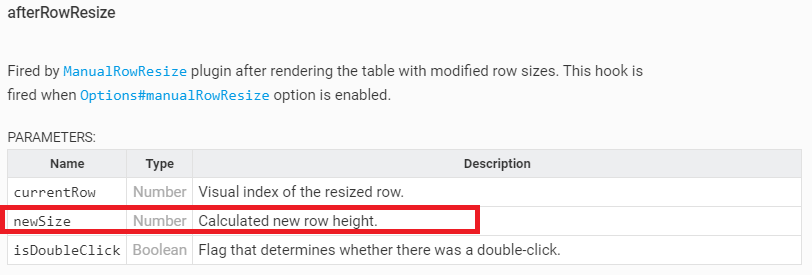 The `afterRowResize` hook shares unbelievable results in the 2nd parameter · Issue #6430 ...
