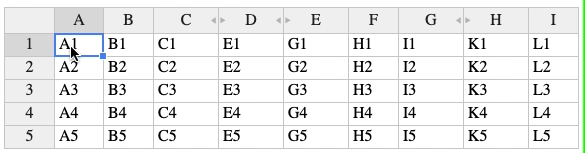 Hiding columns affect selection of hidden columns · Issue #5871 ...