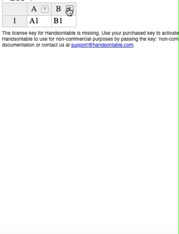 [8.0.0-beta2-rev1] We cannot add a column on the left when there's no ...