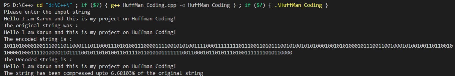 GitHub - karun31/File-Compression-Project