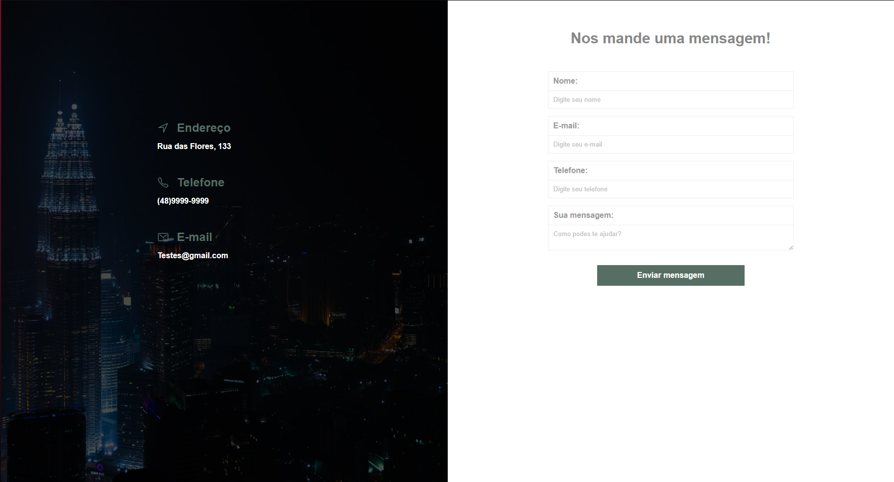 GitHub - PedroBellinello/Formulario-de-contato