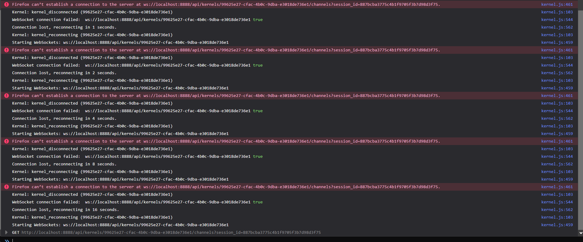windows 10 websocket handshake localhost server · Issue #4451 · jupyter/notebook · GitHub