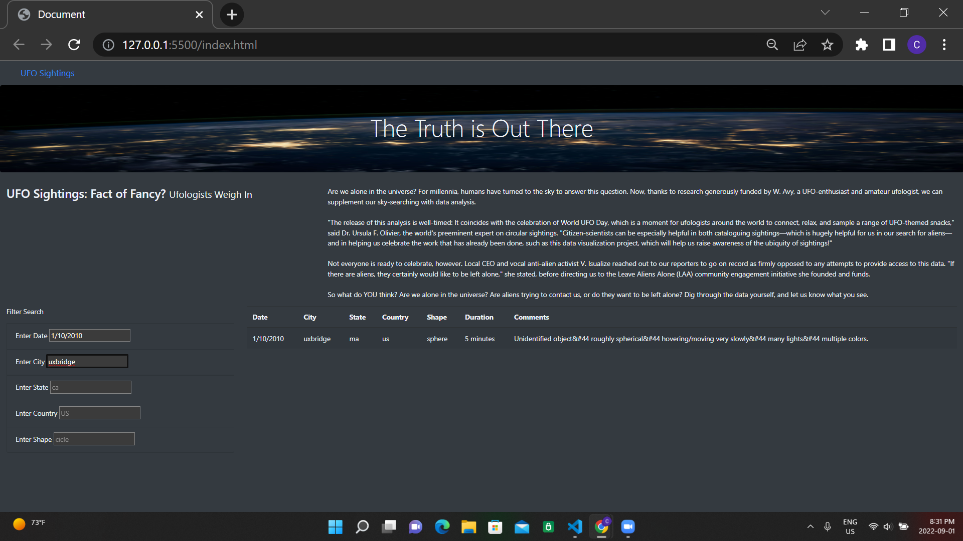 GitHub - guevarch/UFO