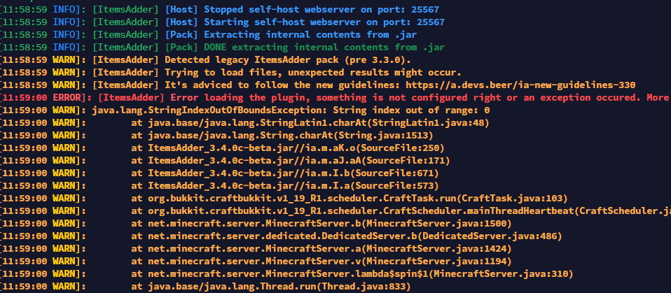 Plugin dont work · Issue #2553 · PluginBugs/Issues-ItemsAdder · GitHub