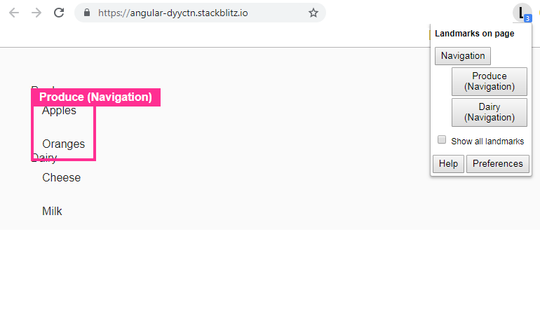 Bug Nested Lists Cause Duplicated Landmark Roles · Issue 15096 · Angularcomponents · Github 