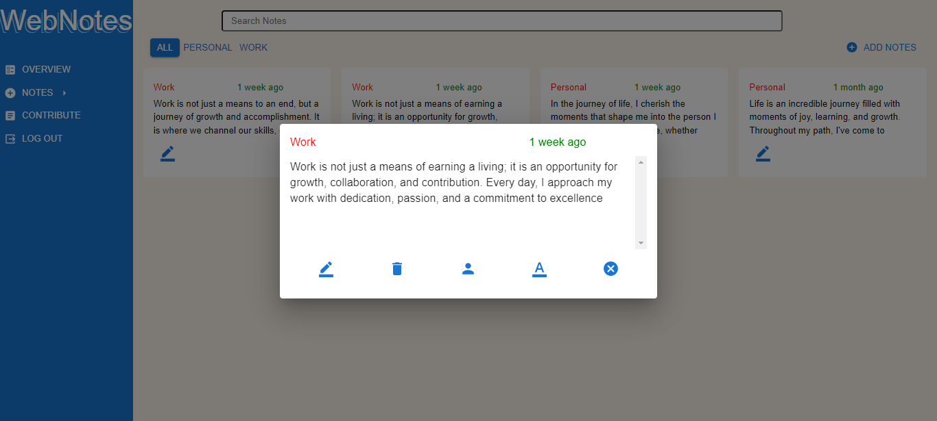 GitHub - Worriedhenry/WebNotes-Frontend