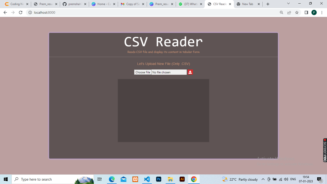 GitHub - premshah76/CSV_Upload