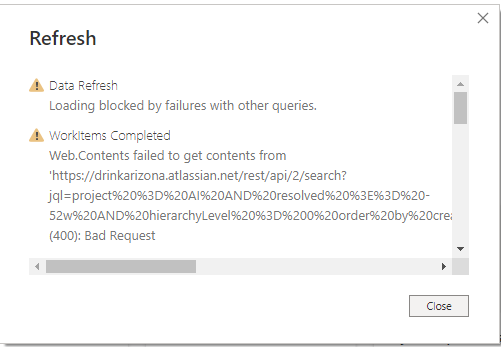 Power BI Error · Issue #6 · nbrown02/FlowViz-Jira · GitHub