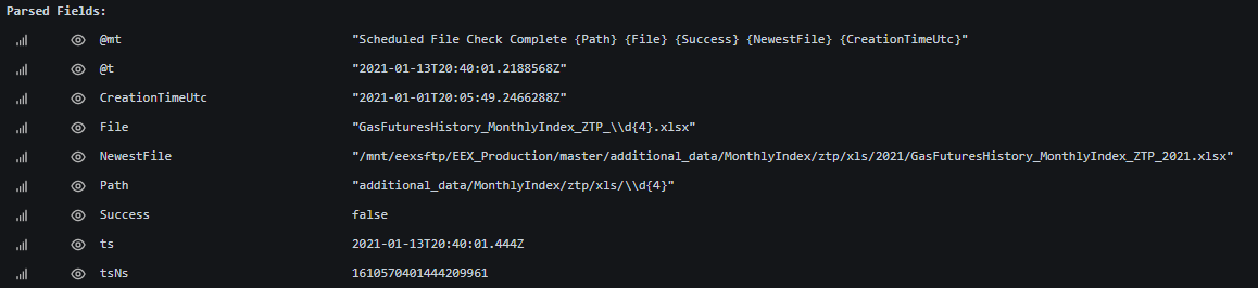 Lineformat Is Not Properly Handling Boolean Values In Parsed Fields