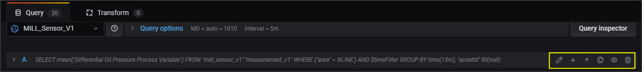 InfluxDB: when collapse query builder, buttons can get lost if query line is long · Issue #26708 ...